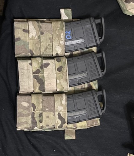 Crye AVS/JPC 2.0 Panel With ESSTAC KYWI Pouches. Multicam (mags Not ...
