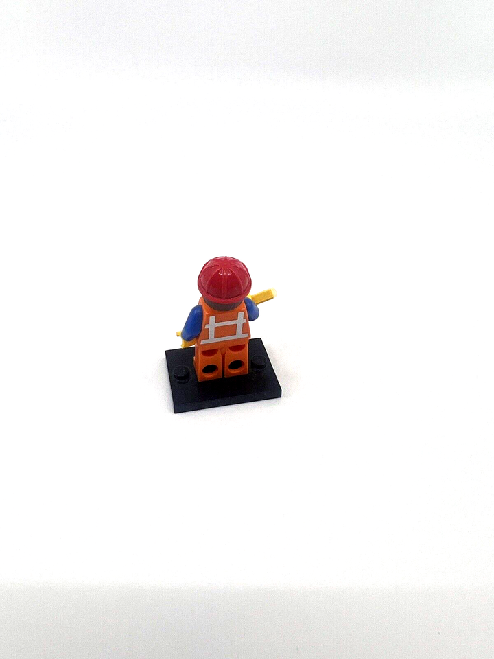 Lego Hard Hat Emmet Minifigure Lego Movie Series 1 71004 CMF HTF Rare ...