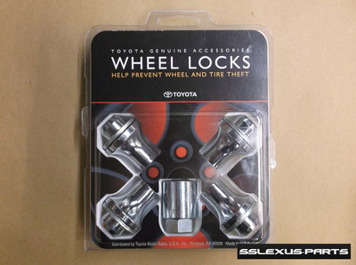 Lexus LS460 LS600HL (2007-2017) OEM Genuine WHEEL LOCKS LOCK SET PT276 ...