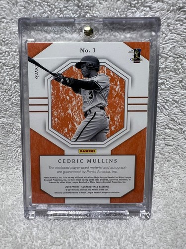 2019 Panini Chronicles - Rookie Cornerstones Quartz #1 Cedric Mullins ...