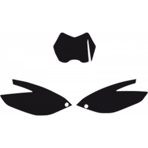 Blackbird Tm Mx 2015 - 2021 number plate stickers black | eBay