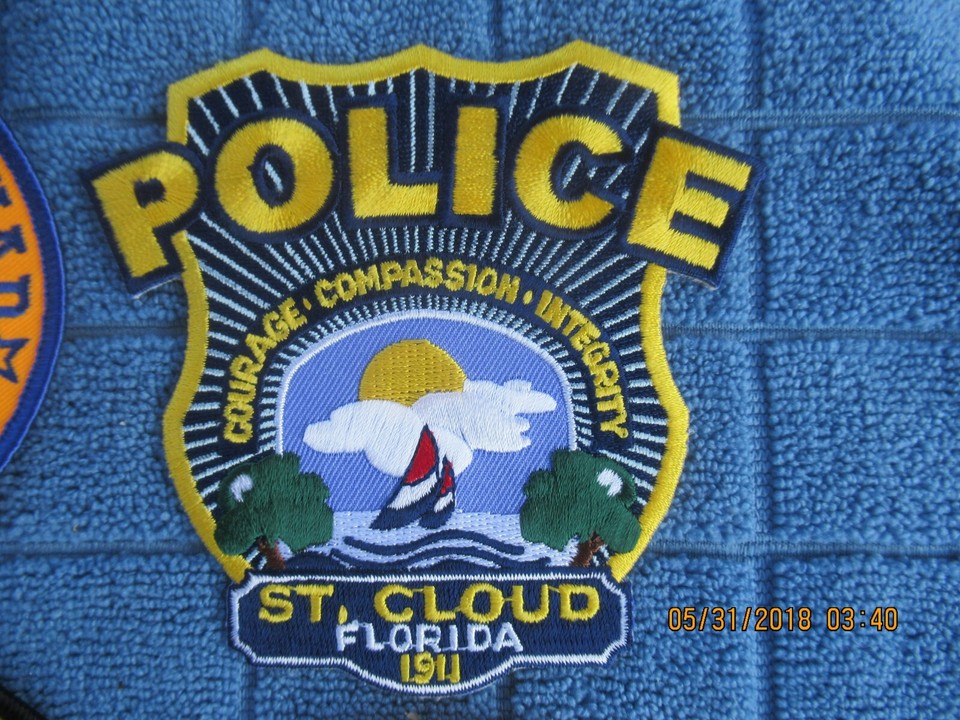 10 florida police patchs for display only west miami/cocca beach/miami ...