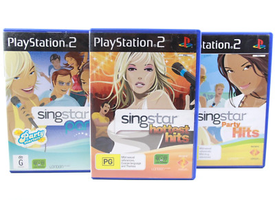 SingStar x3 Game Bundle (Party/Party H/HotH) - PlayStation 2 (PS2 ...