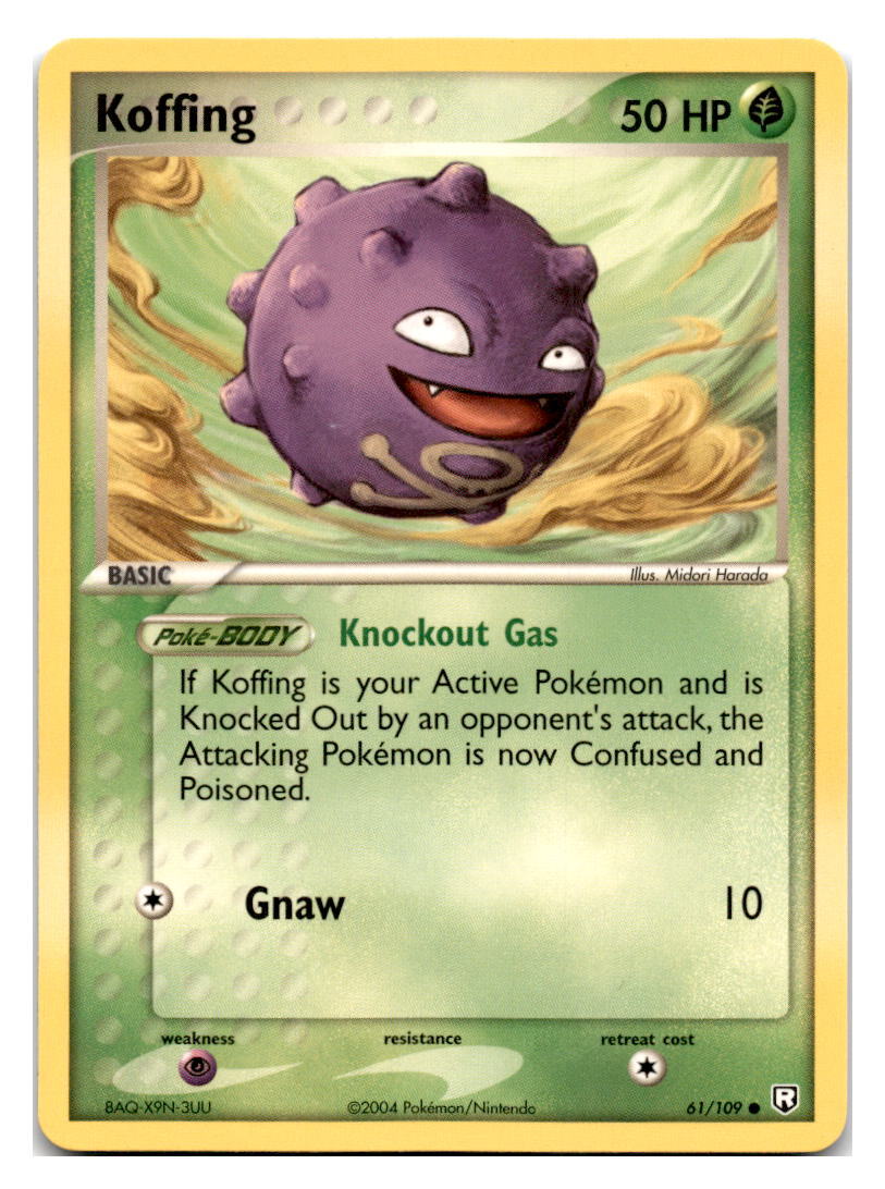Koffing #061/109 Team Rocket Returns Pokemon tcg | eBay