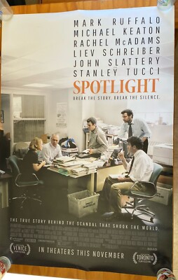 Spotlight 40” x 27” Double Sided Movie Poster | eBay