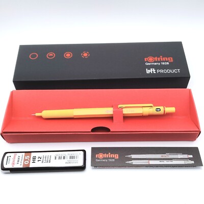 Rotring 600 Yellow Mechanical Pencil 0.5mm Limited Loft Edition ...