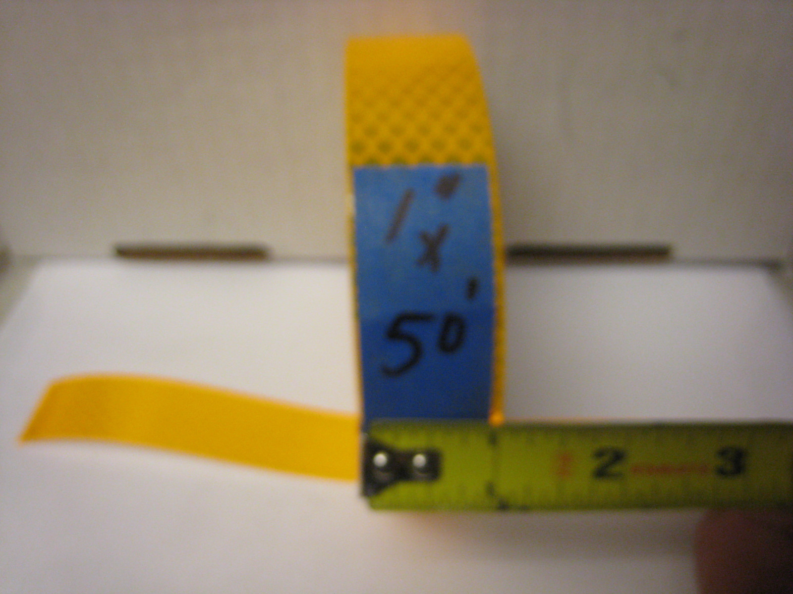 3M BRAND # 4081 AMBER YELLOW GOLD ROLL REFLECTIVE TAPE 1" x 50' CUSTOM ...