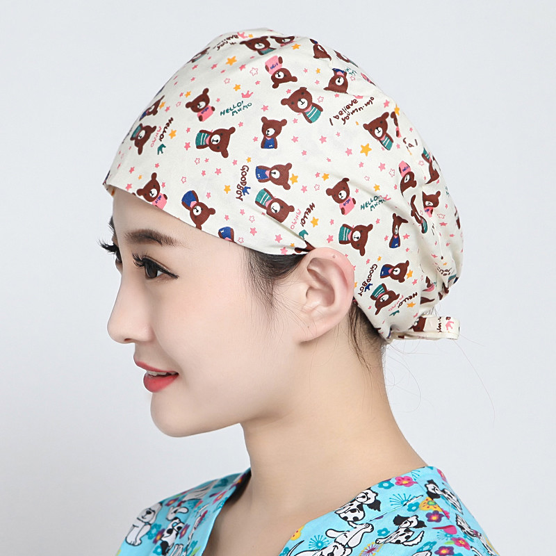 Clinic Medical Hat Doctor Surgical Print Women and Man Working Cap ...