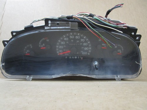 98 1998 Ford E150 E250 Speedometer Instrument Cluster Speedo 153k Miles ...