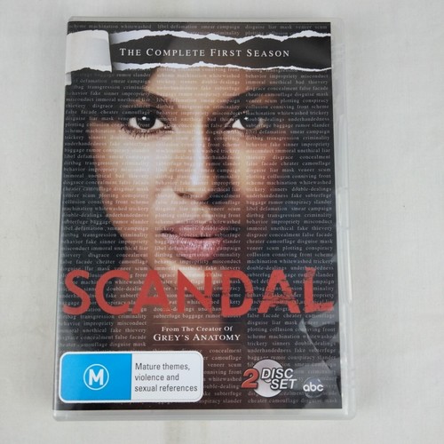 Scandal : First Season 1 One PAL DVD Region 4 (2012) | eBay