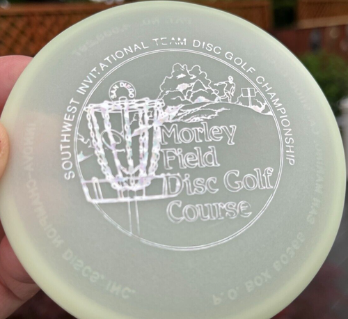 GLOW Champion Mini Disc Golf San Marino Innova (1990's) Morley Field ...
