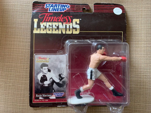 1995 Starting Lineup Timeless Legends Rocky Marciano Figure & Card ...