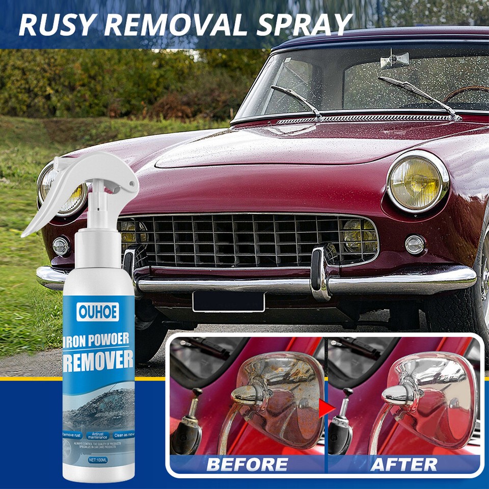 4Pack Car Rust Removal Spray Car Iron Remover Spray Inhibitor ...