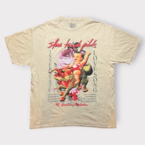 Stone Temple Pilots Interstate Love Song Purple Graphic T-Shirt Cream ...
