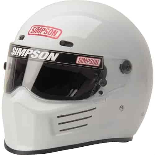 Simpson Racing 7210041 SA2020 Super Bandit Racing Helmet Adult XL White ...