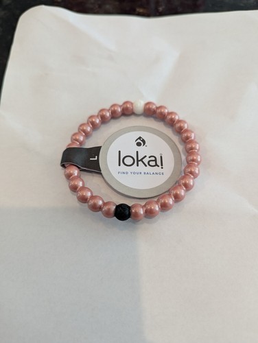 lokai ROSE GOLD Pink (Metallic) Bracelet $18 Retail. Brand New Perfect ...