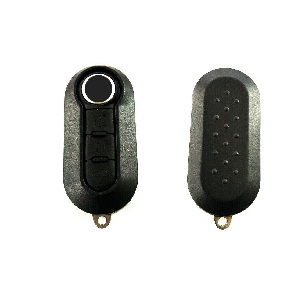 3 Button Remote Flip Key Fob Case Shell Blade For 2012-2015 Fiat 500 ...
