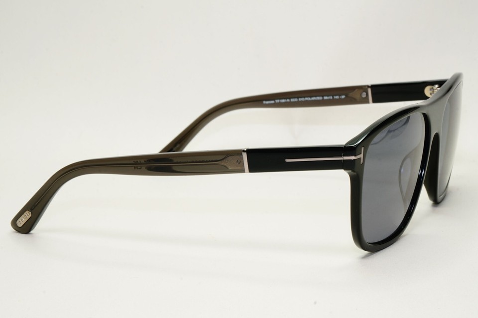 Tom Ford Sunglasses Black Polarised Square Frances FT1081-N TF 1081-N ...