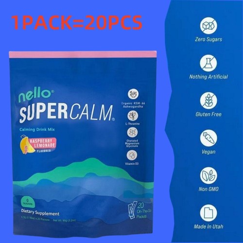 Nello Super Calm Calming Drink Mix Energy Raspberry Lemonade - 90g | eBay