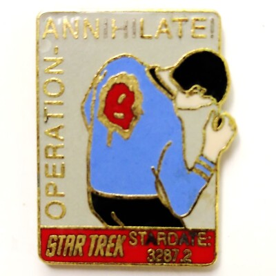 Operation Annihilate! — Vintage Star Trek Episode Pin- Hollywood Pin ...