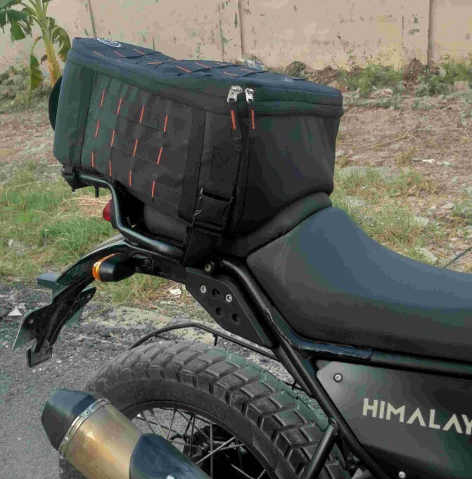 "WATERPROOF TAIL BAG" FIT FOR ROYAL ENFIELD HIMALAYAN 411 & SCRAM 411 ...