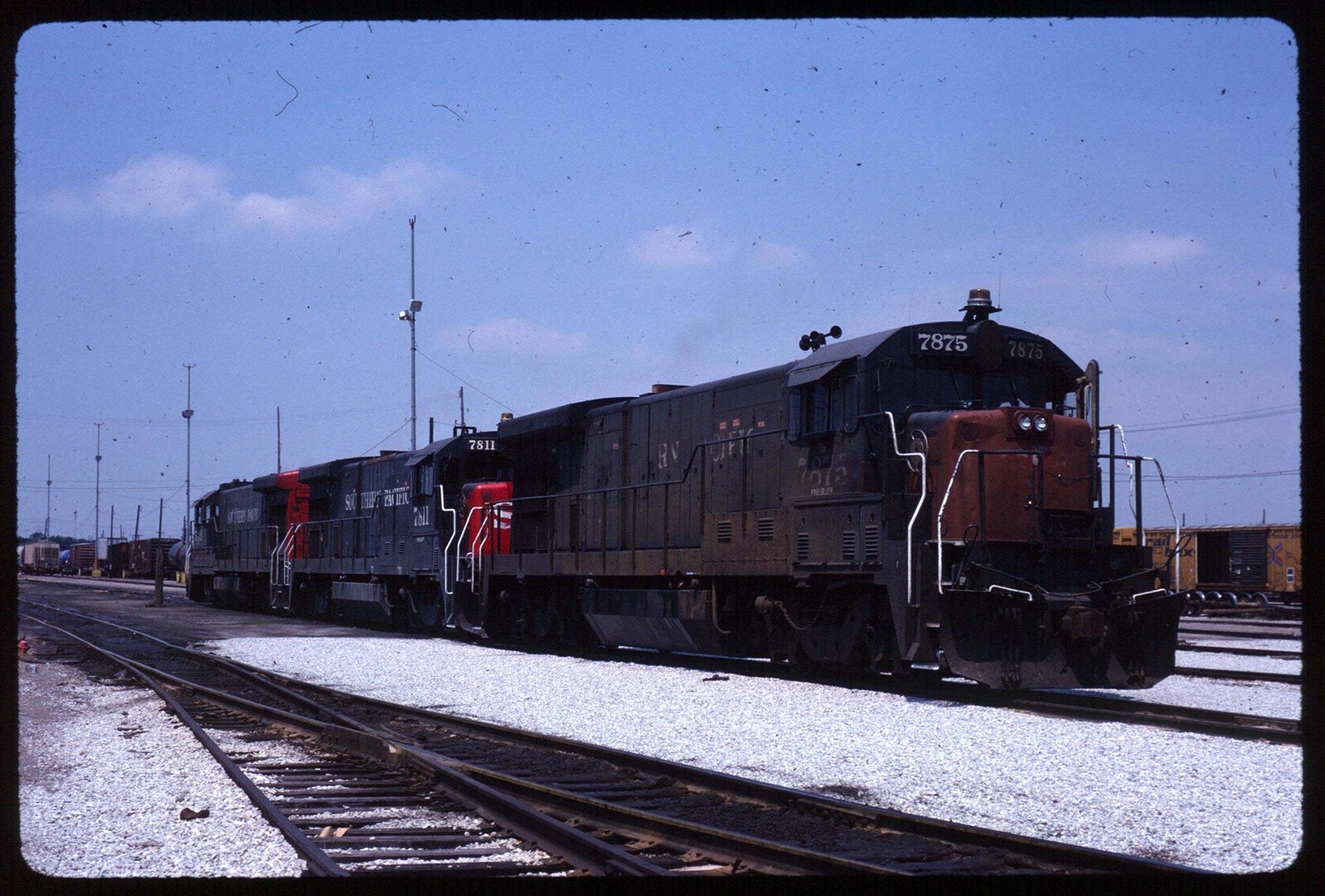 Original Railroad Slide - SP Southern Pacific 7875+ Chicago IL 6-1990 ...