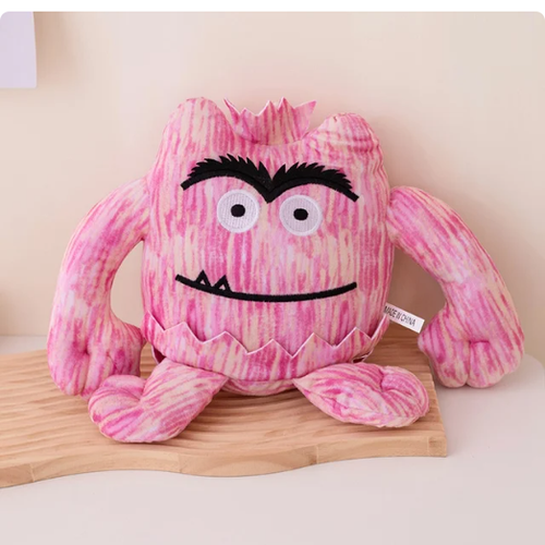 Cartoon The Color Monster Plush Toy Picture Book Stories Figure Doll ...