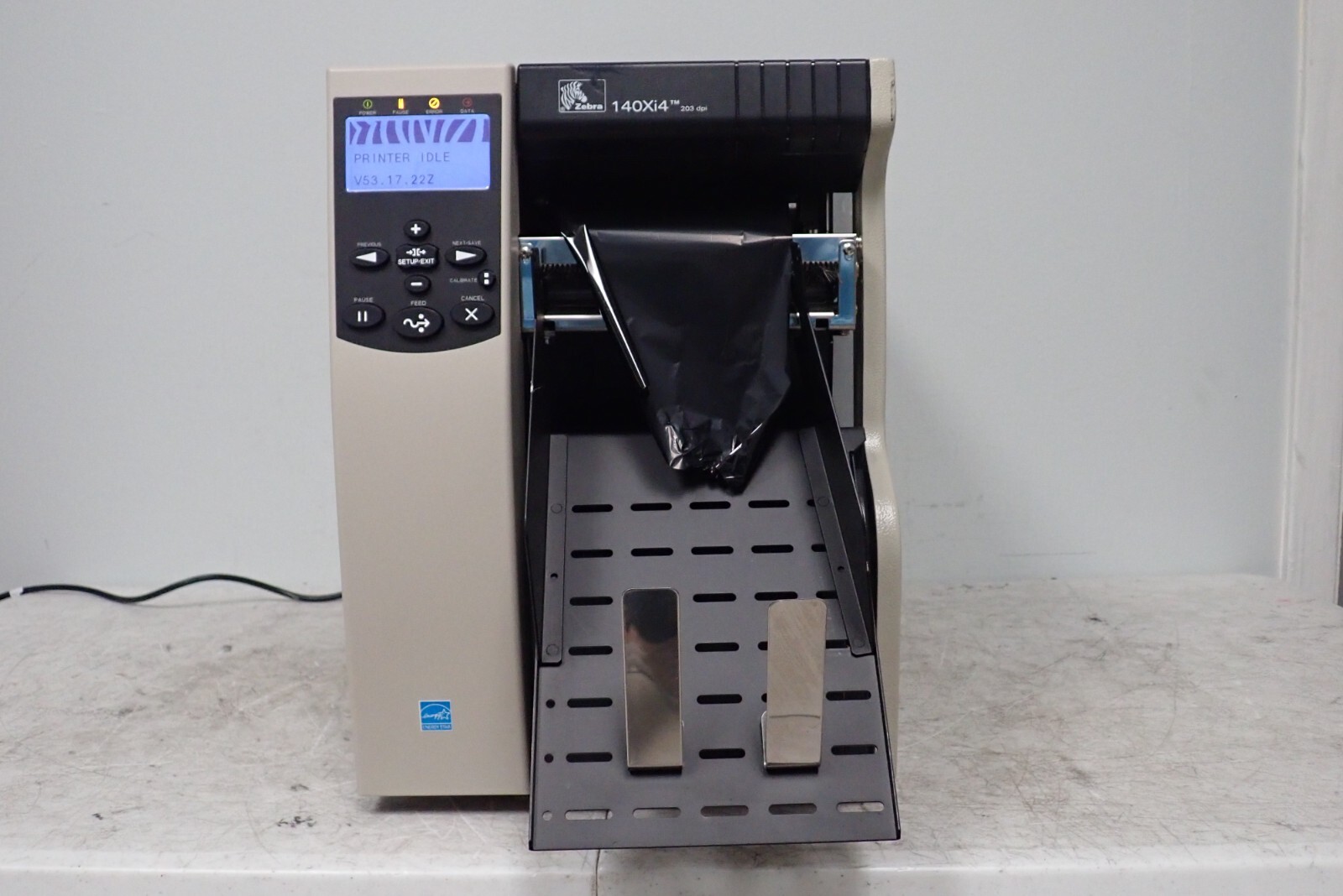 Zebra Model 140Xi4 203 dpi Thermal Transfer Barcode Label Printer 140 ...