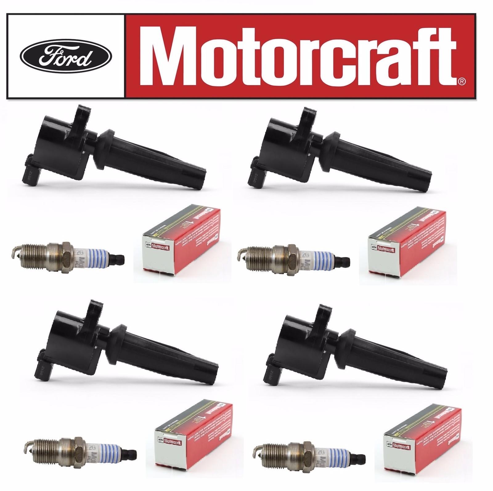 4+ Genuine Motorcraft Ignition Coil DG541 & 4+ Motorcraft Plug SP432 | eBay