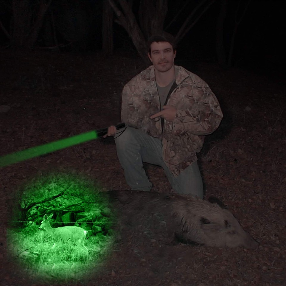 LS250 Varmint Hunting Light Kit, Green Red White All in Predator Light ...