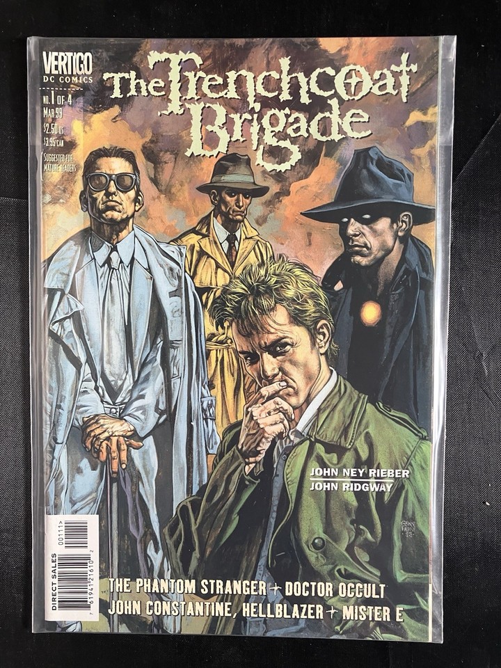 Trenchcoat Brigade #1-4 (DC) John Ney Reiber/ John Ridgeway - Complete ...
