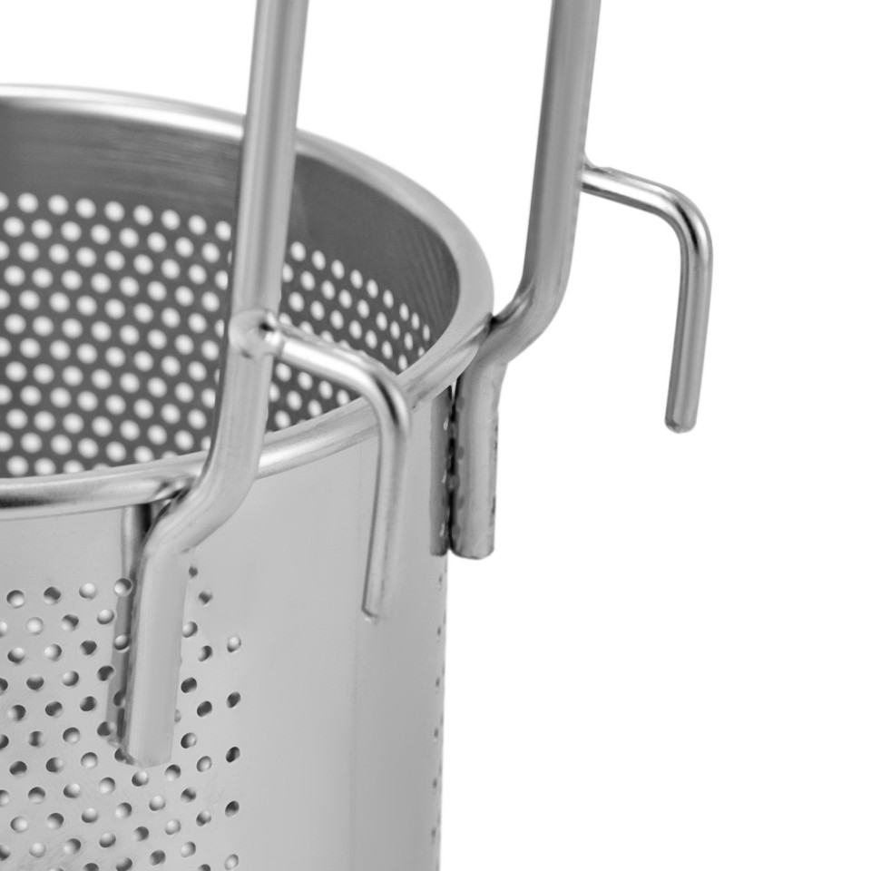 Stainless Steel Spaghetti Strainer Basket Pasta Strainer with Handle ...