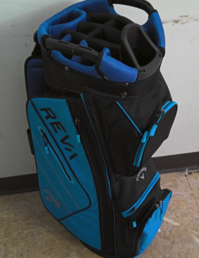 CALLAWAY REVA CART BAG / 14-WAY / BLUE, BLACK | eBay