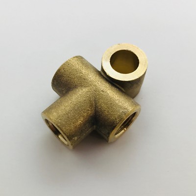 Metric Tee M10 M10X1 M10X1.0 Female Inverted Flare & Bolt Hole Brake ...