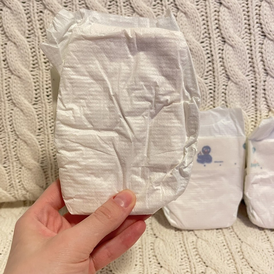 Vintage 90s Pampers Baby Dry Sesame Street Henson Diaper Newborn Bert ...