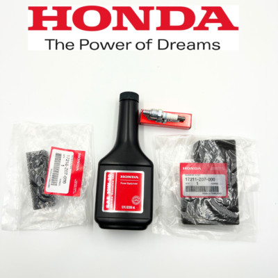 Genuine Tune Up kit Honda Generator EU2000i Oil, Air Filter, Spark Plug ...