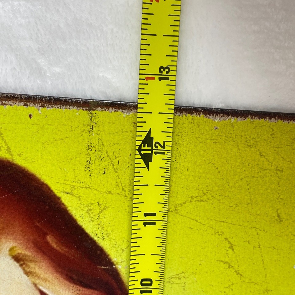 VTG The Boobs Are Real Pin Up Girl Metal Sign Bar Home Decor Man Cave ...