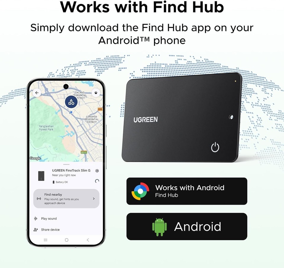 UGREEN FineTrack Slim G Compatible with Find Hub (Android Only) | eBay UK
