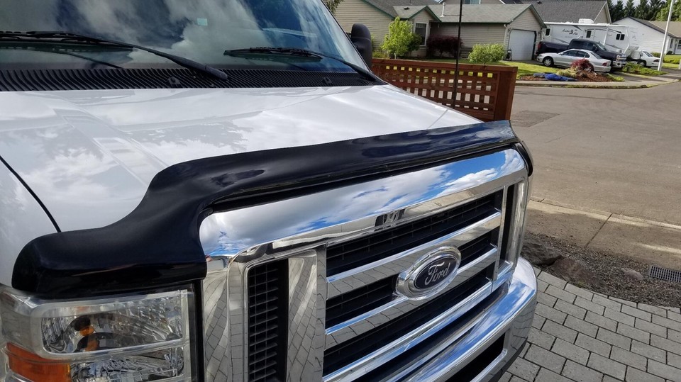 AVS BugFlector Hood Protector Bug Shield Deflector for 08-24 Ford E350 ...