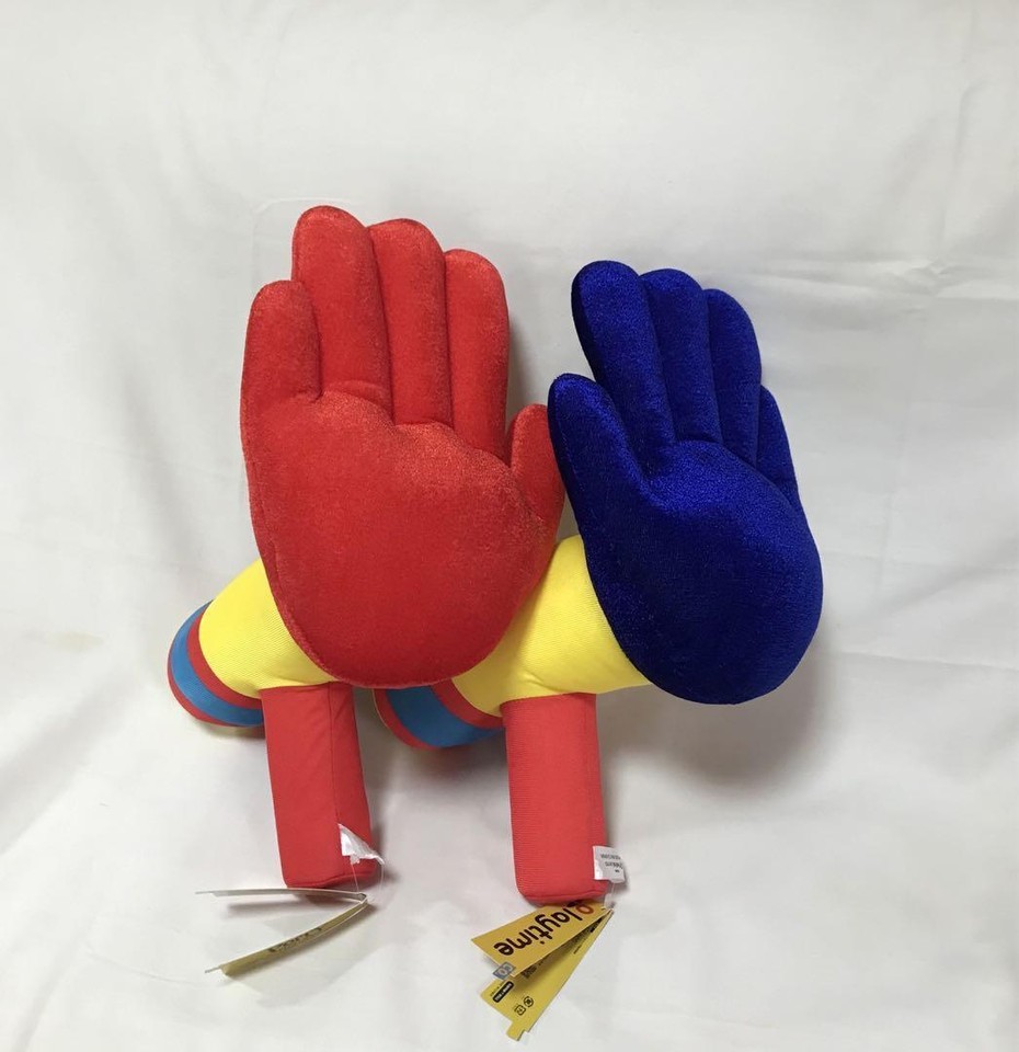 Namco Poppy Playtime Huggy Waggy Grab Pack Plush Set Red Blue Hand ...
