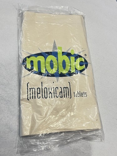 Mobic PHARMACEUTICAL DRUG REP promotional item Canves shopping bag. New ...