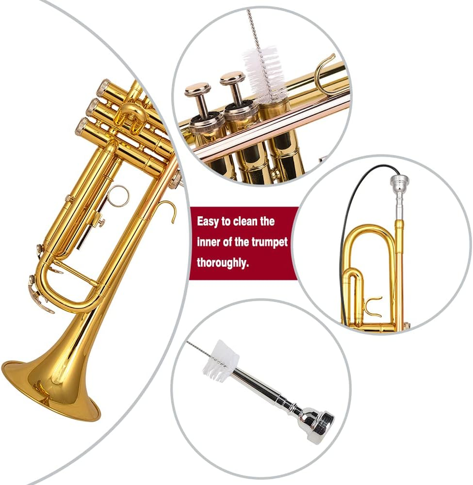 Glory Bb Trumpet - Trumpets for Beginner or Advanced Student with Case ...