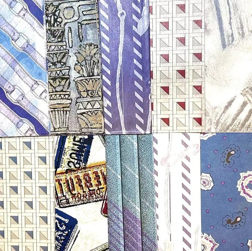 10x Sheets Geometric Wrapping Paper Pattern Gift Wrap Craft Mens Boys ...