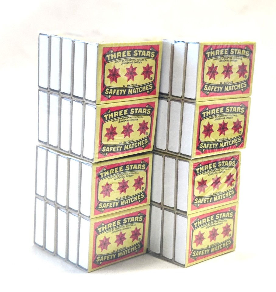 40 Box 3 Stars Matches Cerillos 3 Estrellas Camping Outdoor Cooking ...