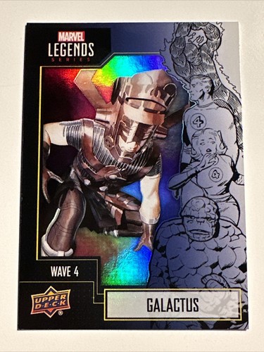 2021 Marvel Legends Series Wave 4 Trading Card 54 Galactus FOIL ...