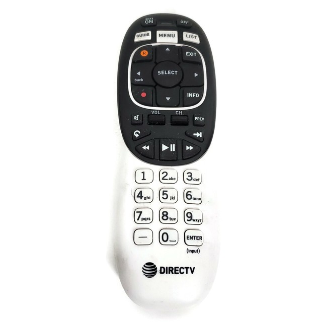 Directv Satellite Remote Control RC-73 Black White Sanitized Tested ...