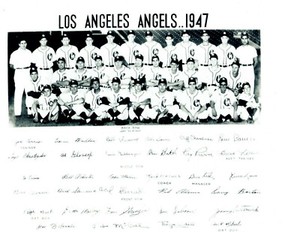 1947 PCL LOS ANGELES ANGELS 8X10 PHOTO BASEBALL CALIFORNIA USA | eBay