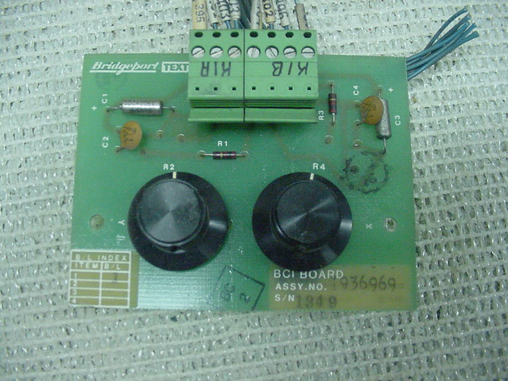 Bridgeport R2E4 CNC Textron BCI Board 1936969 3-193-6969 | eBay