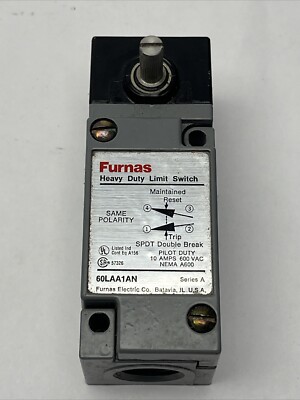 Furnas Heavy Duty Limit Switch 60LAA1AN Double Break 10amp Ser A | eBay