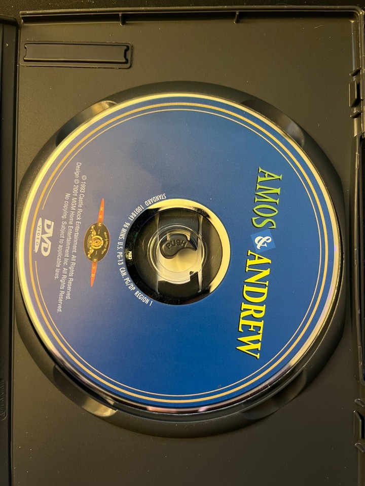 Amos Andrew (DVD, 2001) Nicolas Cage, Samuel L Jackson, Dabney Coleman ...